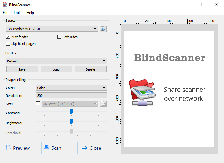 Blindscanner
