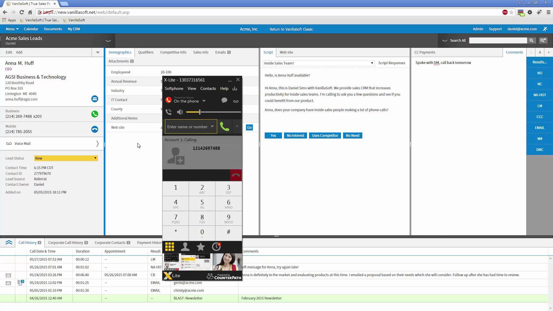 VanillaSoft - Compre agora na Software.com.br