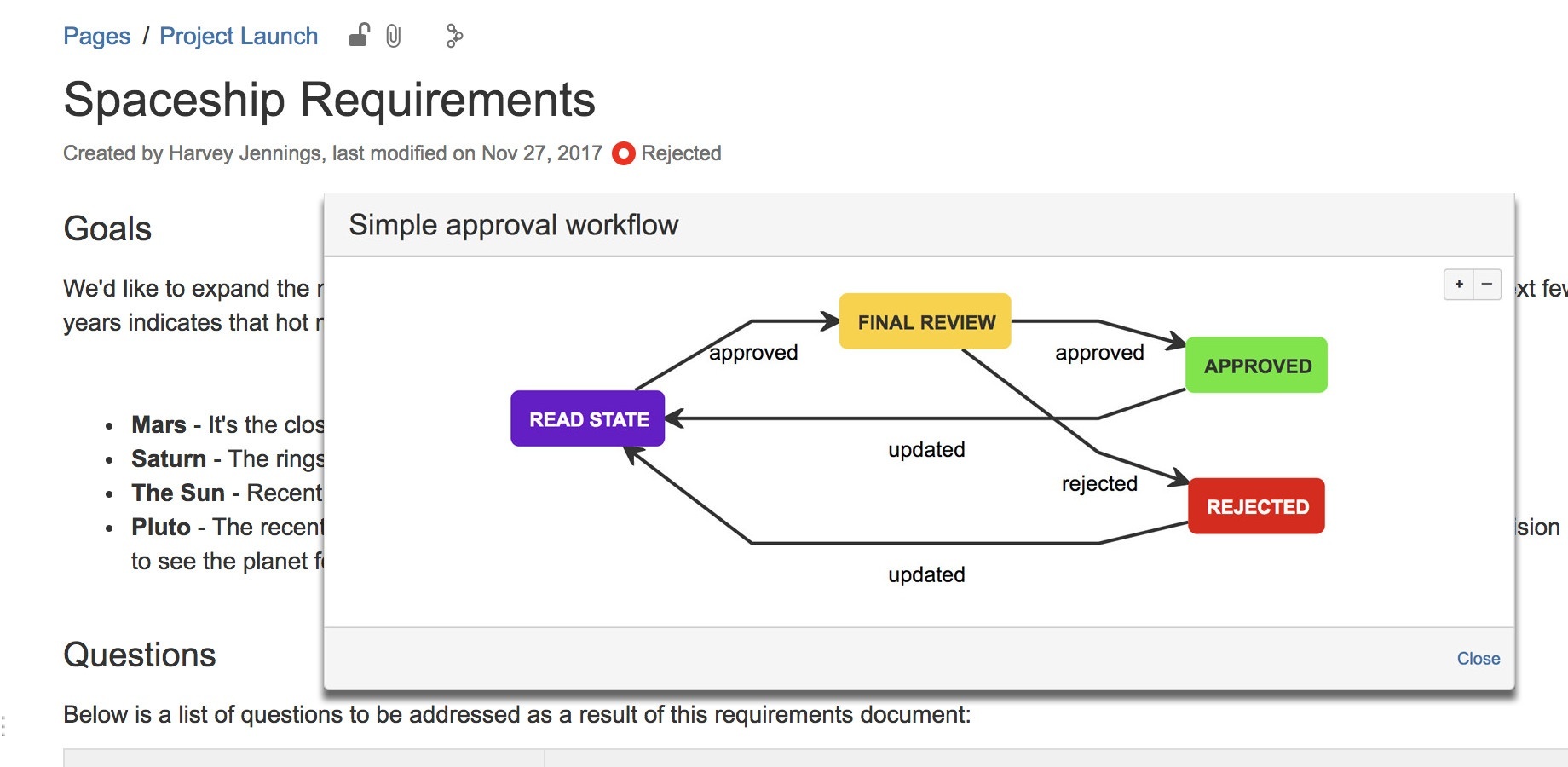 Comala Workflows