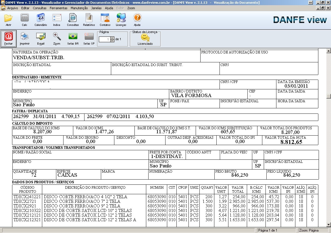 DANFE View - Compre agora na Software.com.br